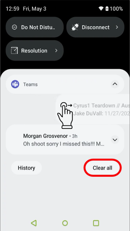 Notifications Within the Virtual Workspace – Hypori